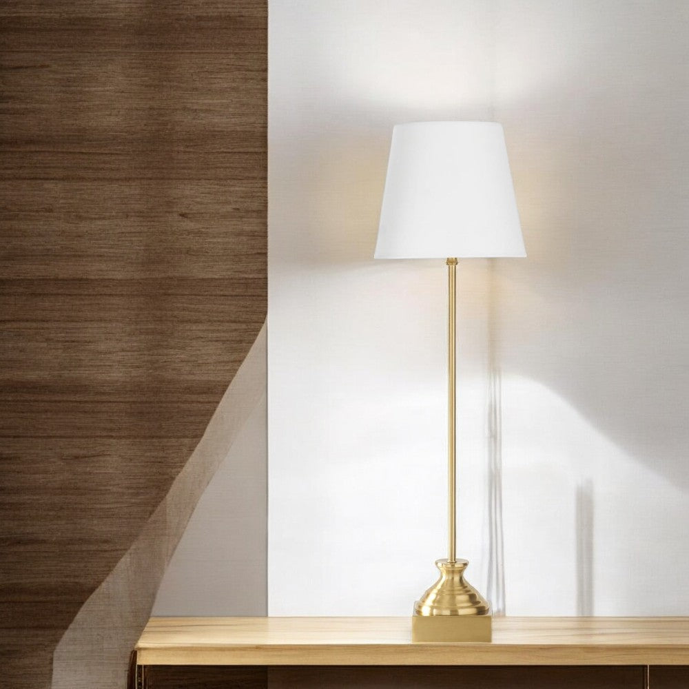 Antique Brass Metal Buffet Lamp - 28-3/4-in – Mellow Monkey