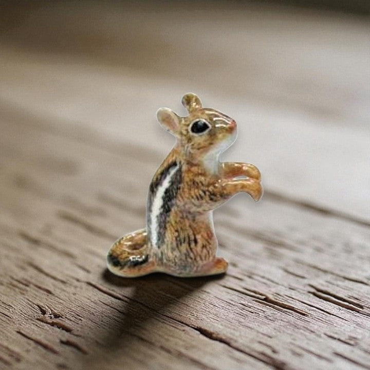 Chipper Chipmunk Porcelain Miniature – Mellow Monkey