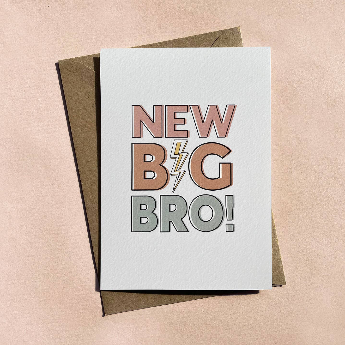 New Big Bro! New Baby Greeting Card – Mellow Monkey