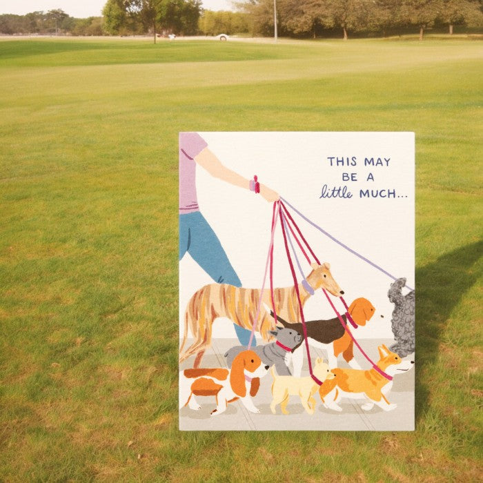 Love Muchly Greeting Card - Thank You - "This May Be a Little Much ...