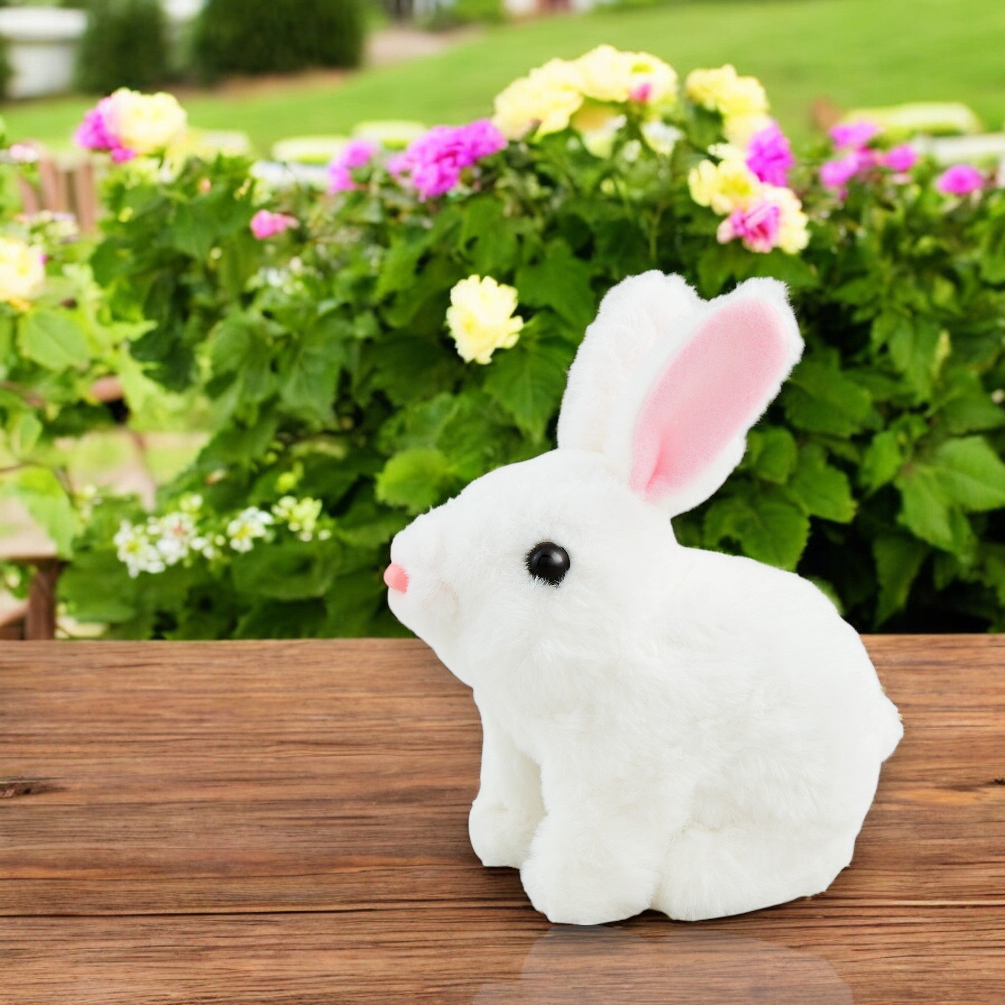Hoppin' Bunny - Mechanical Battery Operated Plush Bunny – Mellow Monkey