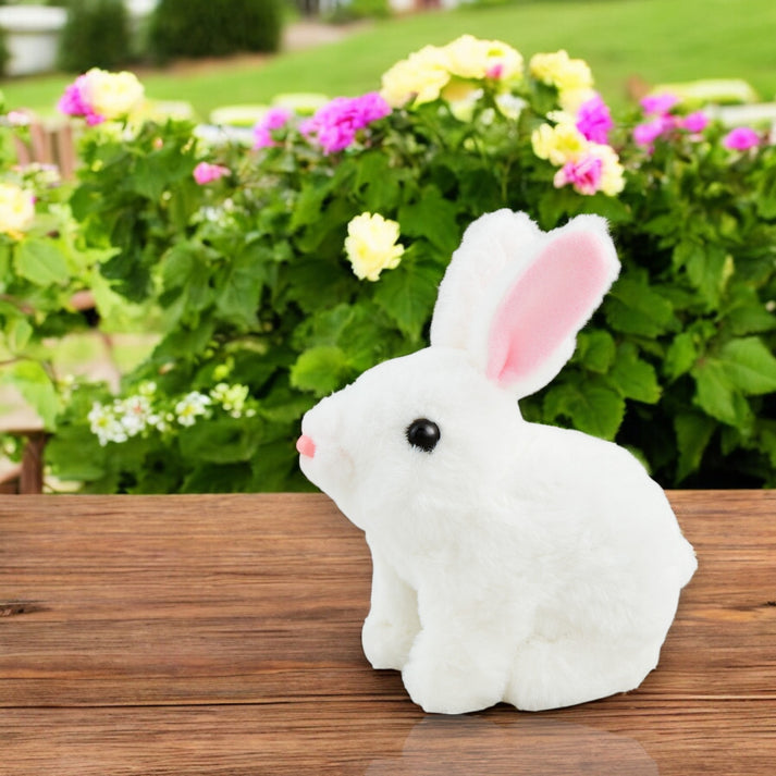 Hoppin' Bunny - Mechanical Battery Operated Plush Bunny – Mellow Monkey