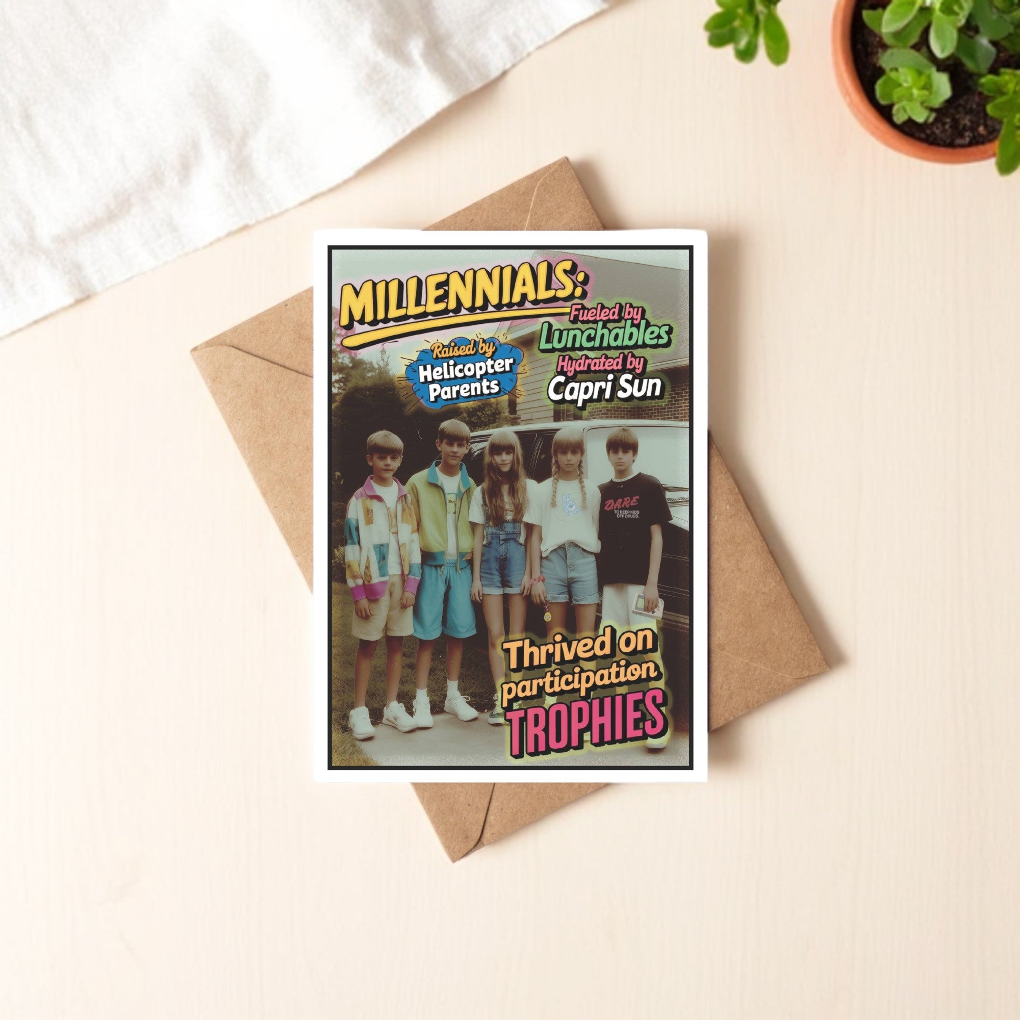 Millennial - Generational Humor Birthday Card – Mellow Monkey