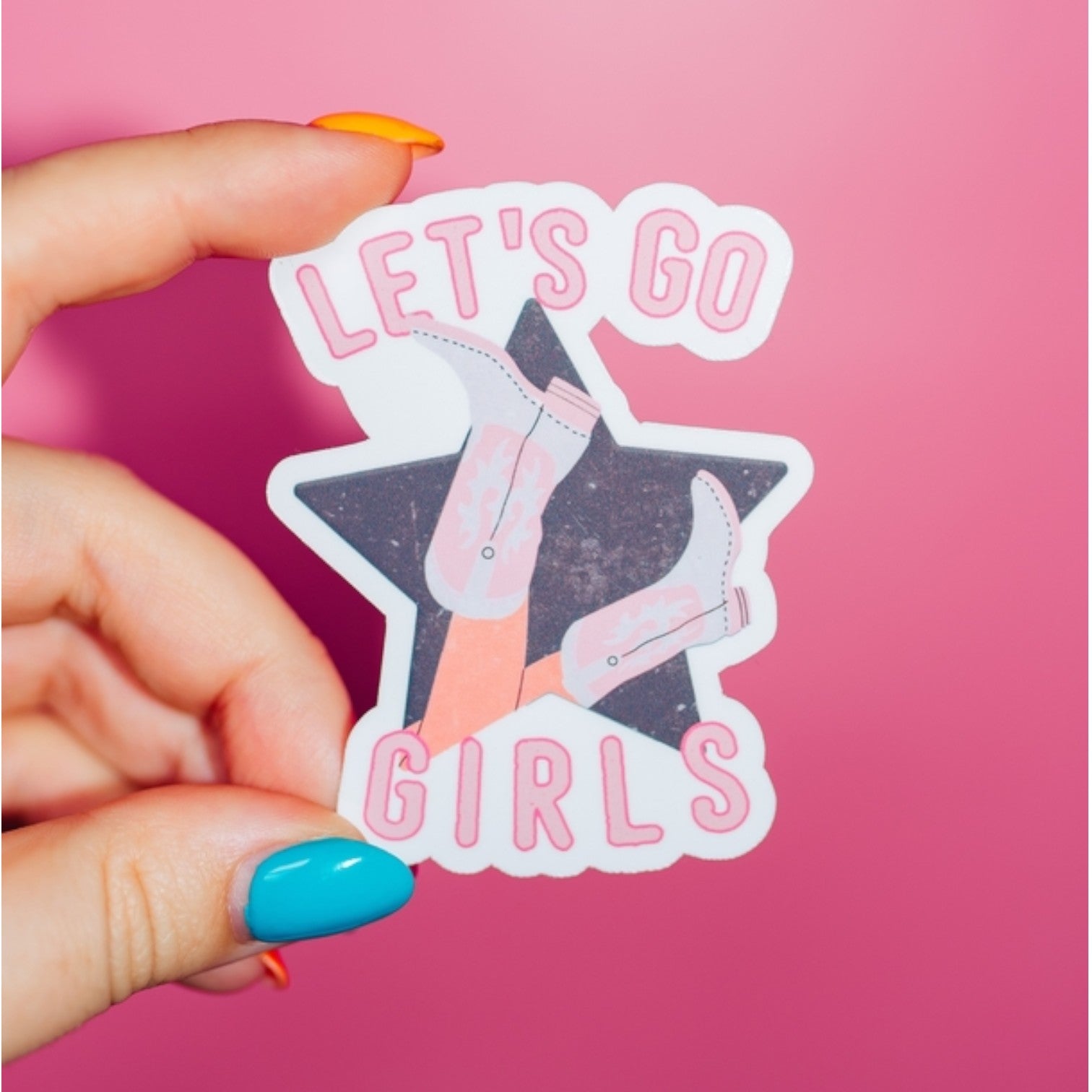 Let's Go Girls Sticker – Mellow Monkey