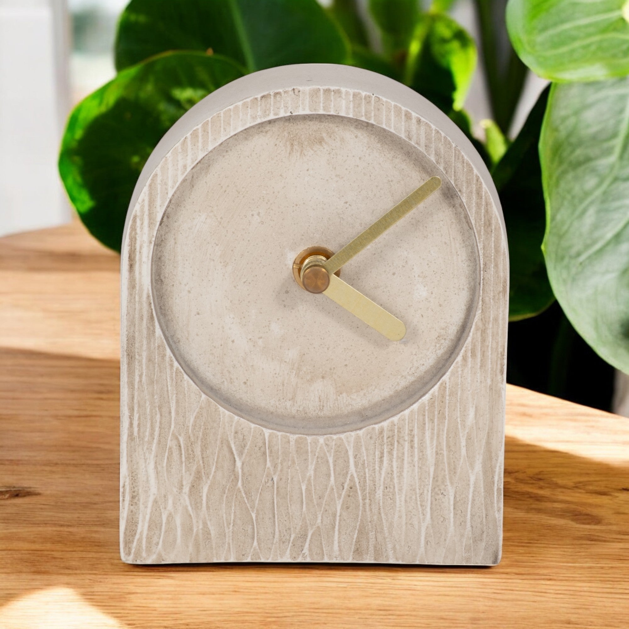 Arch Table Clock - Ivory - 5-in – Mellow Monkey