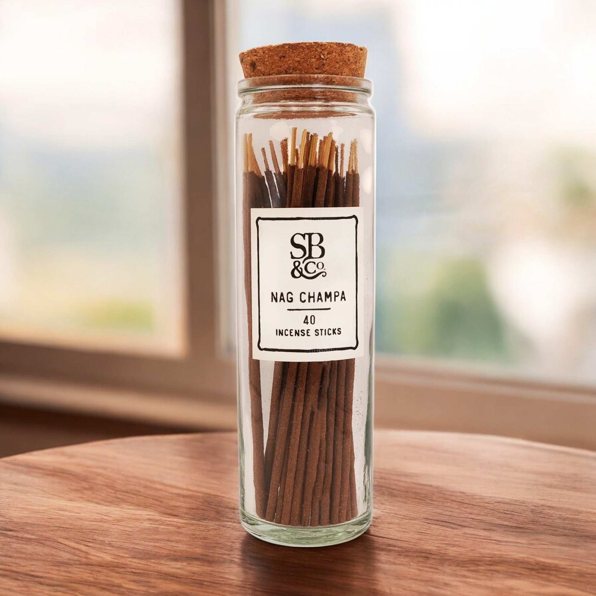 Nag Champa - Incense in Glass Jar - 40 sticks – Mellow Monkey
