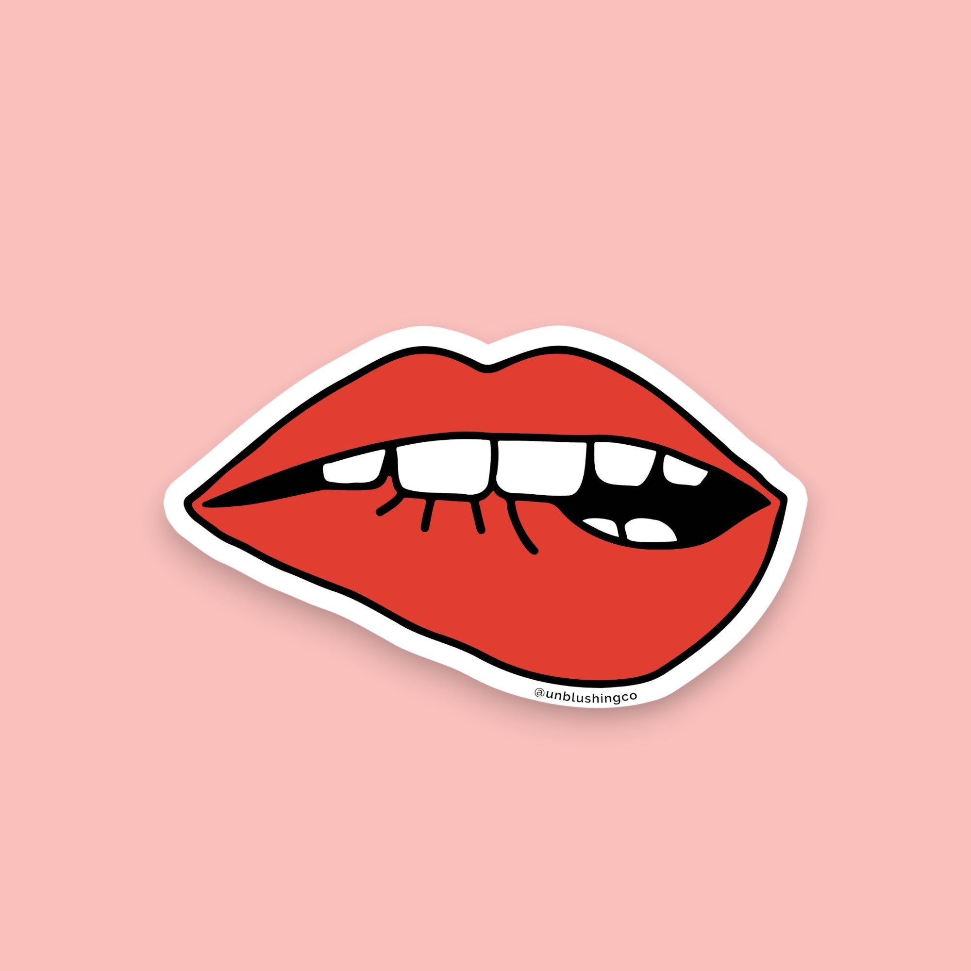 Bit Lip - Vinyl Decal – Mellow Monkey