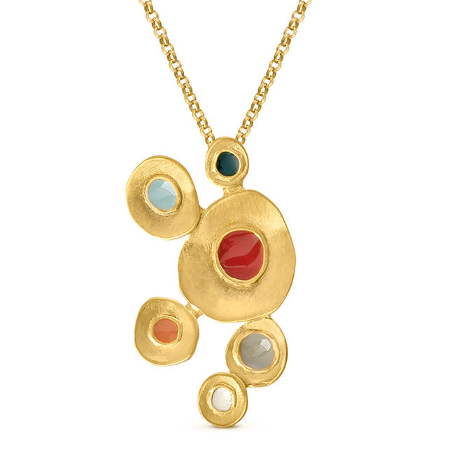 FAVORITA COLORS Necklace - Gold – Mellow Monkey