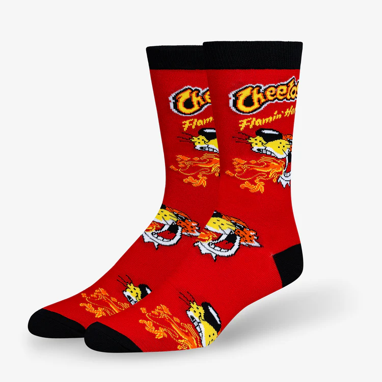Cheetos Flamin' Hot Fire - Men's Crew Socks – Mellow Monkey