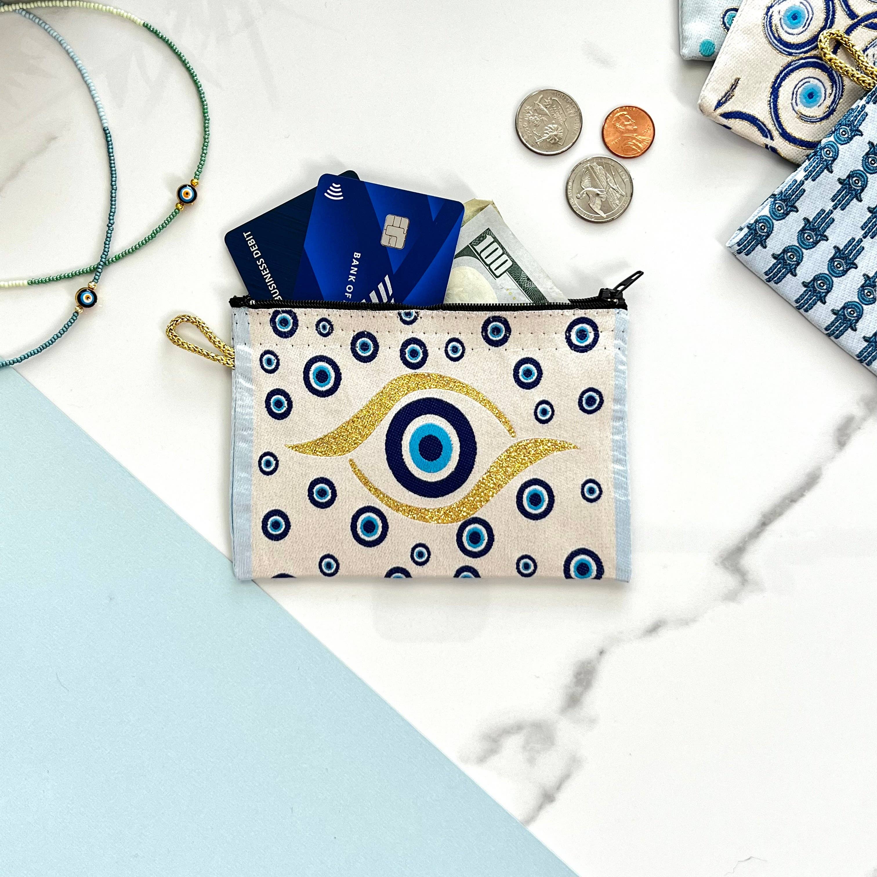 Handmade Evil Eye Coin Purse – Mellow Monkey
