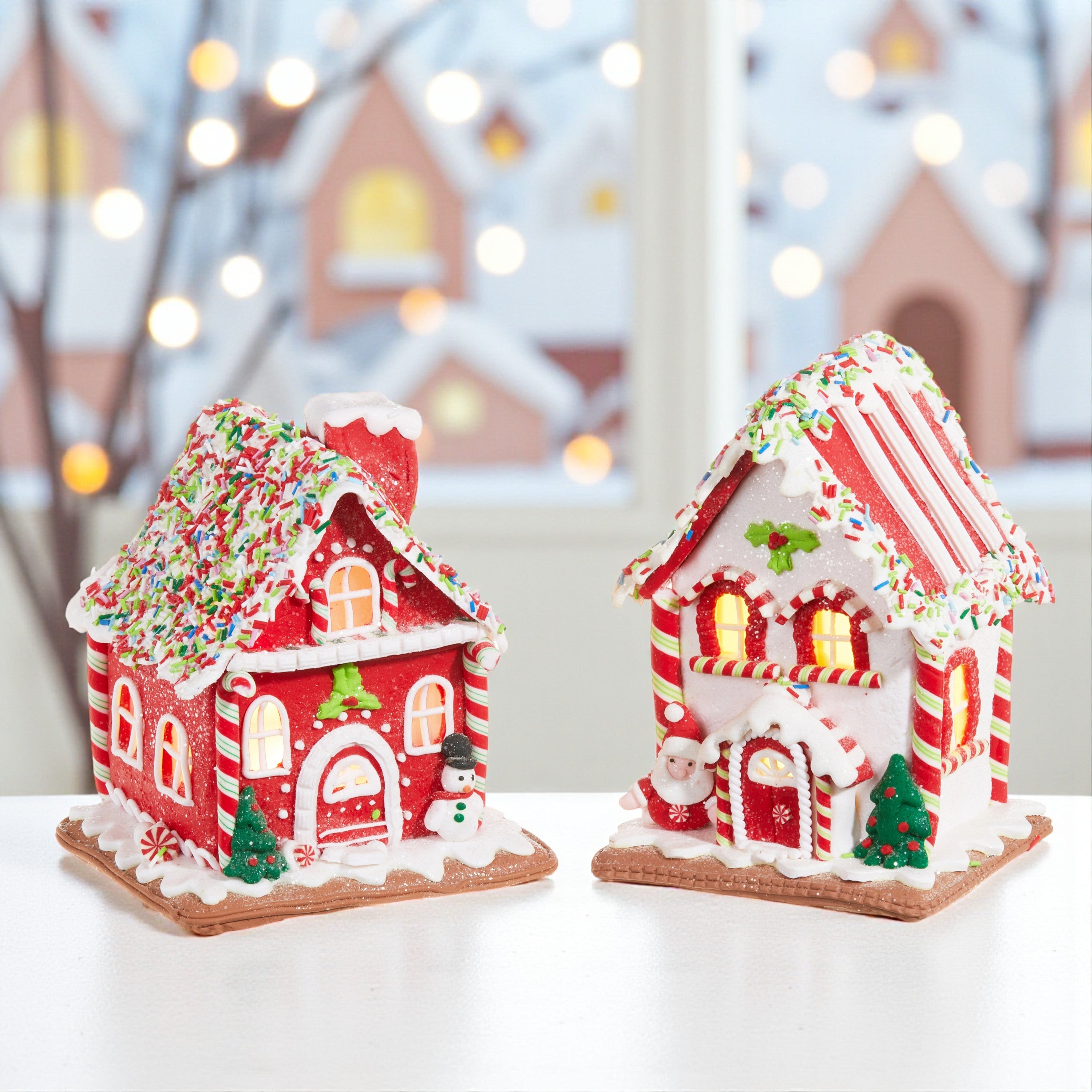 Lighted Gingerbread House - 7-1/4-in – Mellow Monkey