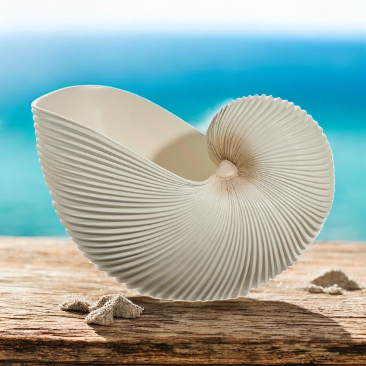 Cream Ribbed Shell - 15-1/2-in – Mellow Monkey