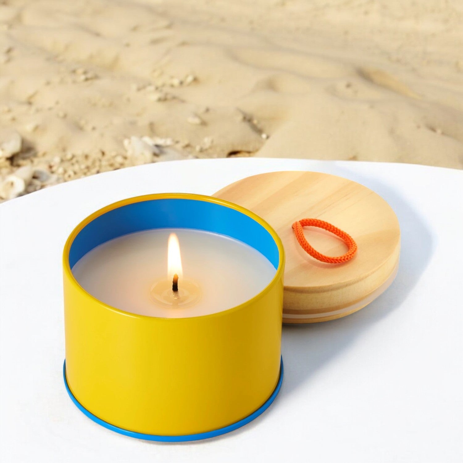 Pool Floatie - Sun Tin Candle - 3.7 oz. – Mellow Monkey