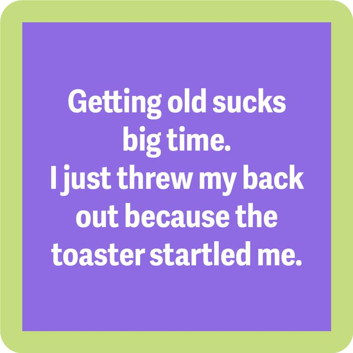 Threw Out Back - Coaster - 4-in – Mellow Monkey