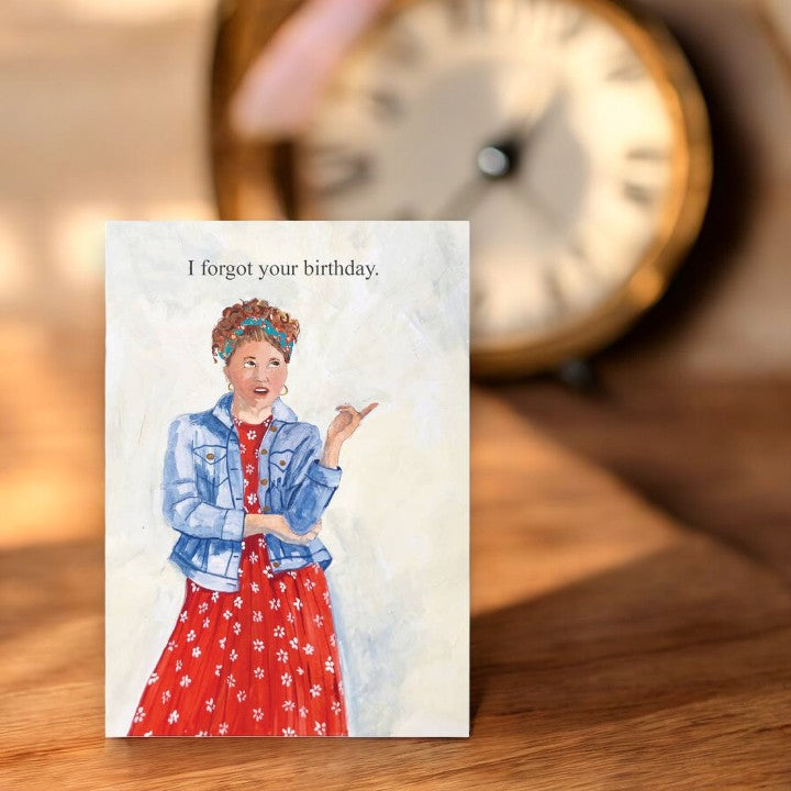 I Forgot Your Birthday - Birthday Greeting Card – Mellow Monkey