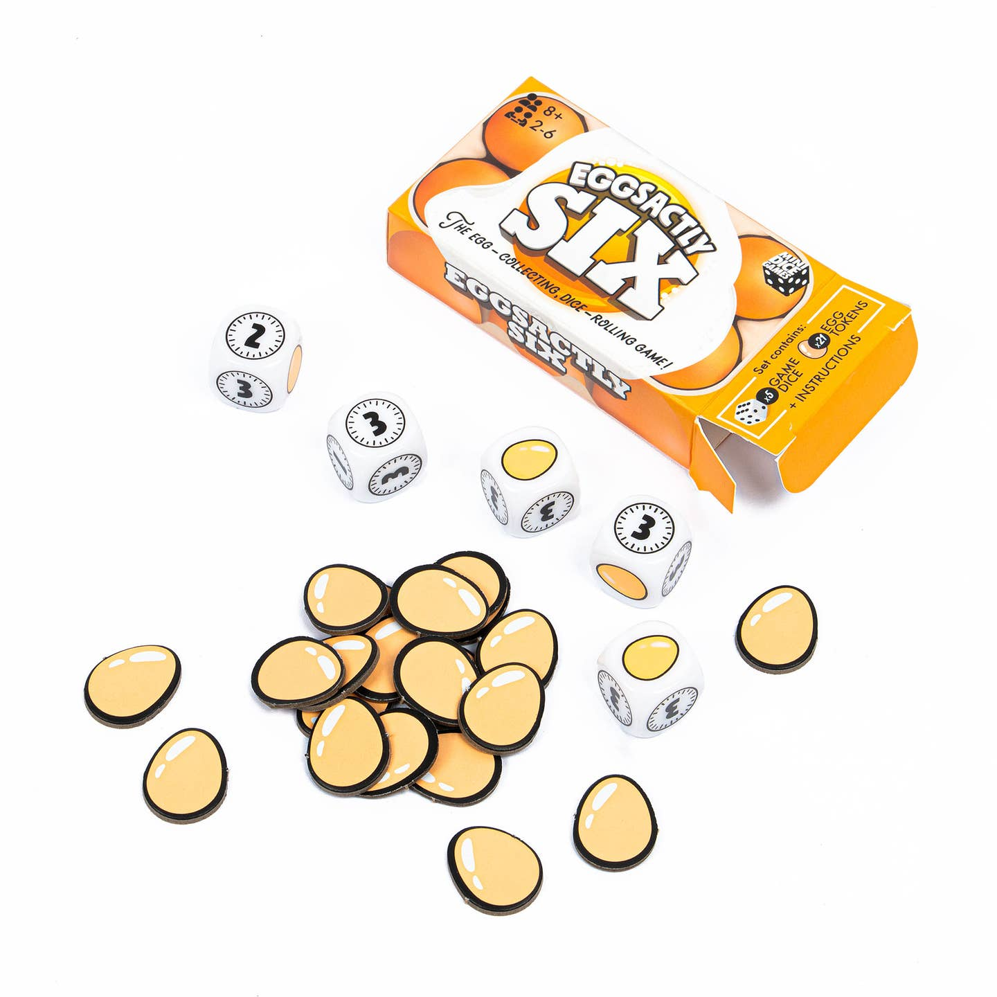 Eggsactly Six - Mini Dice Game – Mellow Monkey