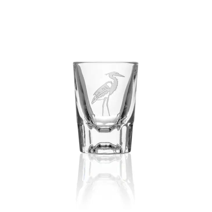 Heron Fluted Shot Glass - 2oz – Mellow Monkey