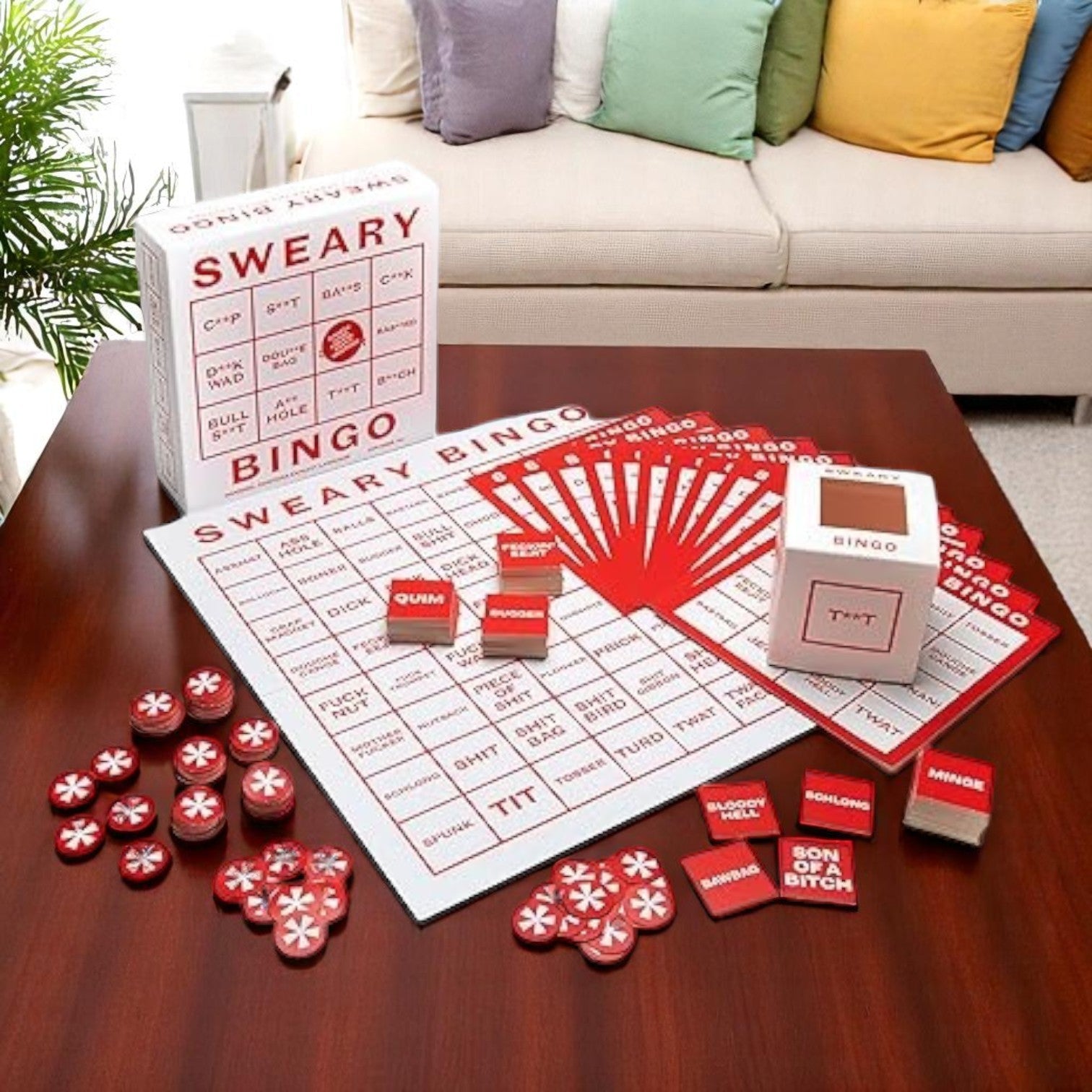 Sweary Bingo: A Party Game for The Potty-Mouthed – Mellow Monkey