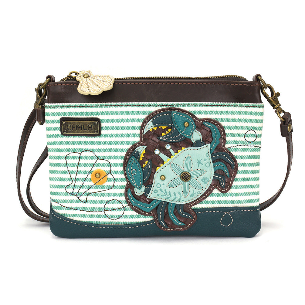 Teal Crab - Chala Mini Crossbody – Mellow Monkey