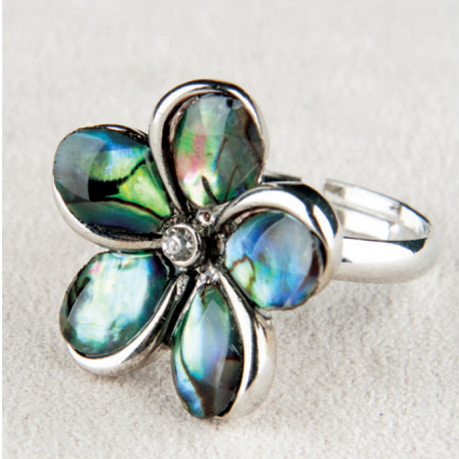 Wild Pearle Forget-Me-Not Adjustable Ring – Mellow Monkey