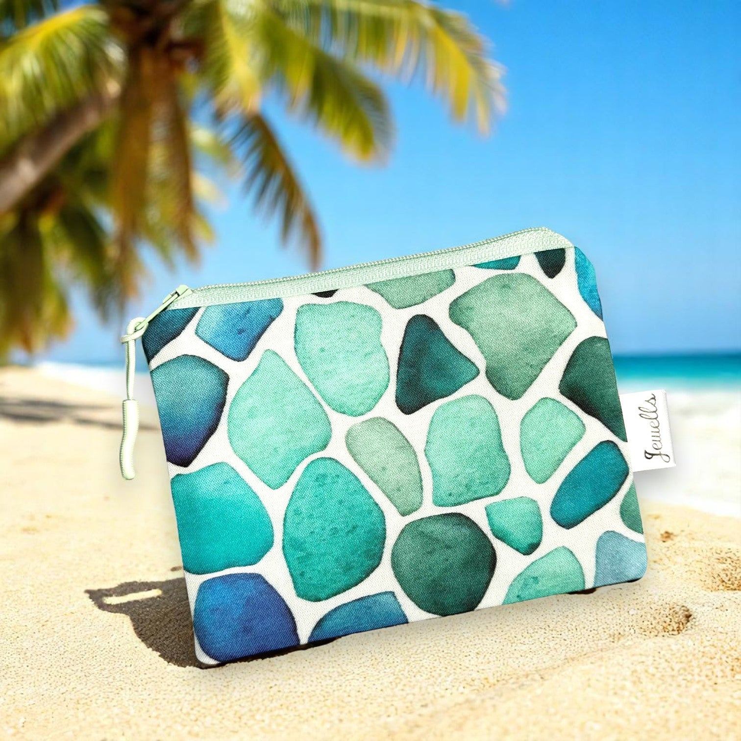 Sea Glass Fabric Coin Purse Pouch – Mellow Monkey