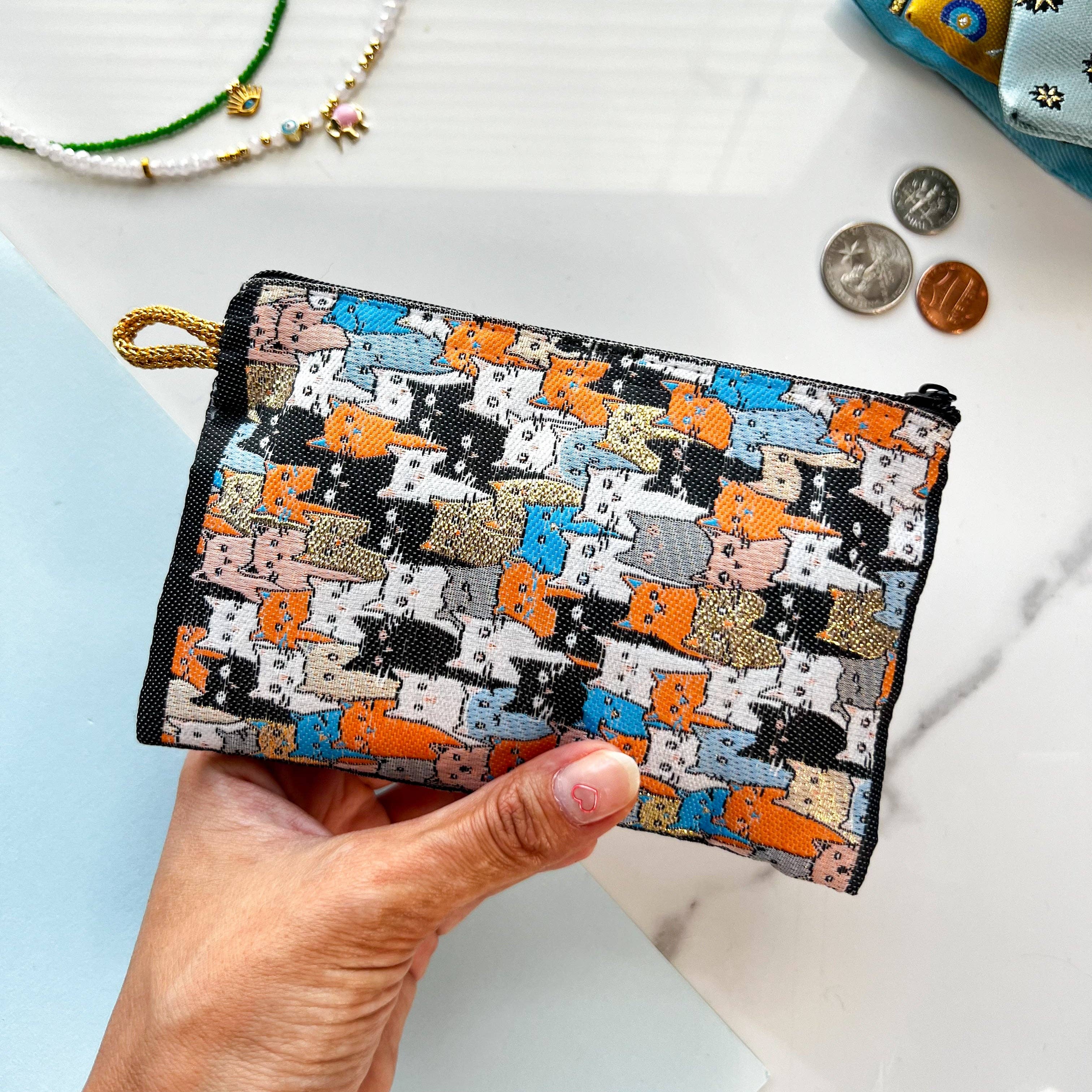 Coin Purse With Cat Design – Mellow Monkey