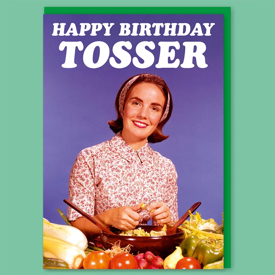 Happy Birthday Tosser - Birthday Greeting Card – Mellow Monkey