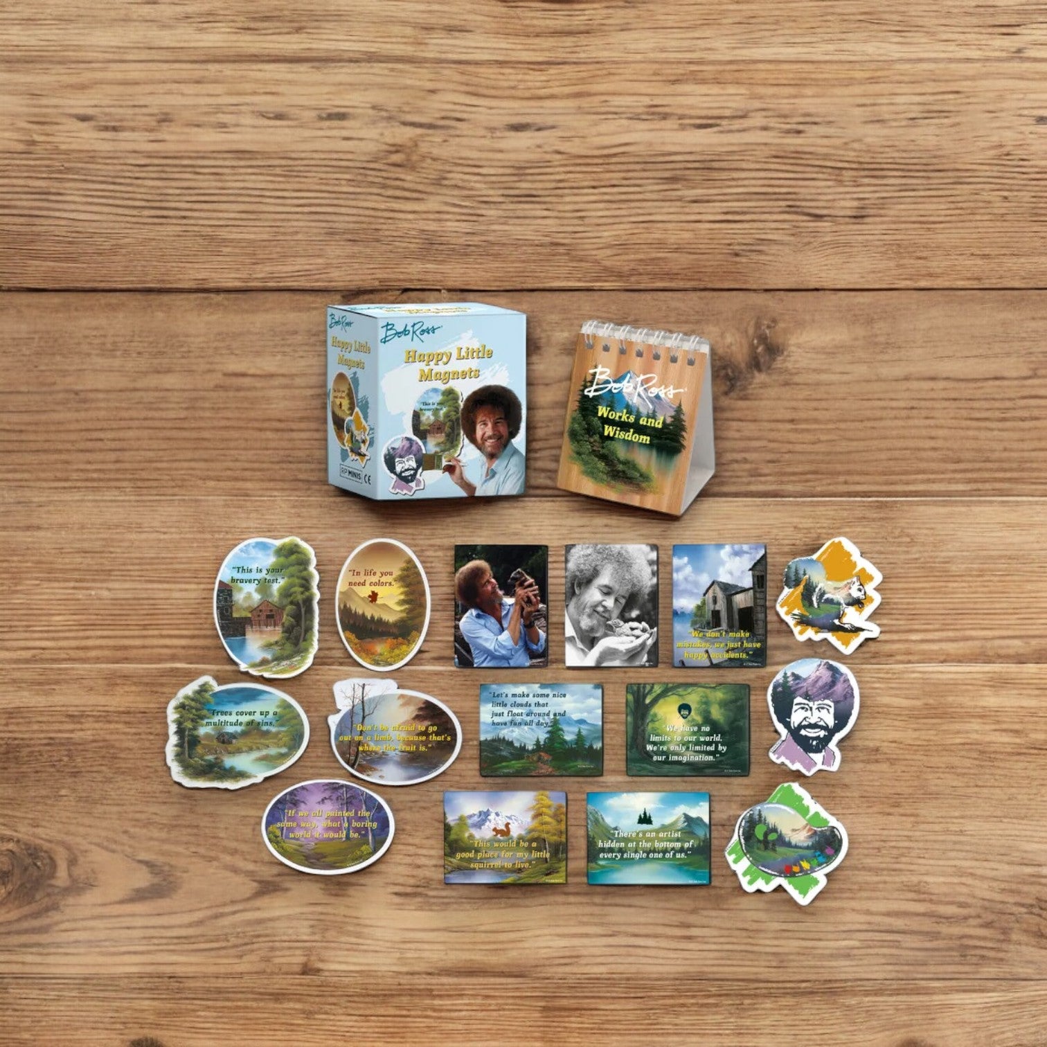 Bob Ross - Happy Little Magnets - RP Mini – Mellow Monkey