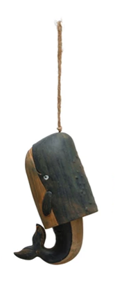 Hand-Painted Stoneware Nautical Bell – Mellow Monkey