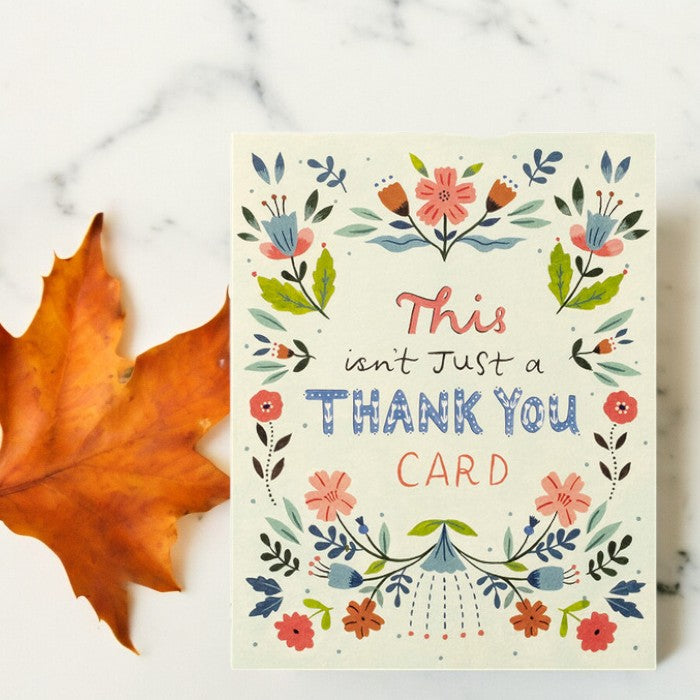 Love Muchly Greeting Card - Thank You - "This Isn't Just a Thank You C ...
