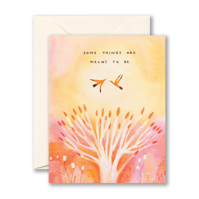 Some Things Are Meant To Be - Wedding - Greeting Card – Mellow Monkey