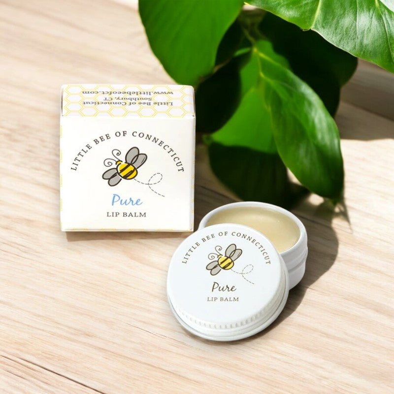 Pure (Unscented) - Beeswax Lip Balm - Little Bee of Connecticut ...
