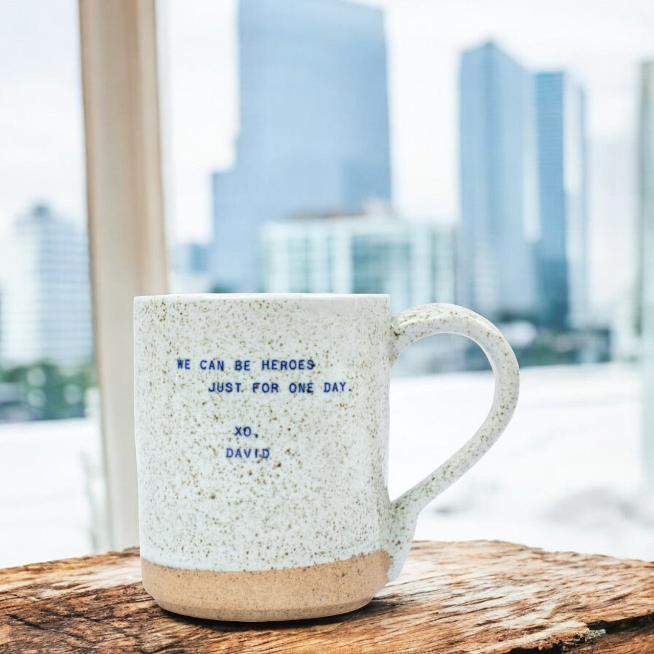XO David Mug - We Can Be Heroes – Mellow Monkey