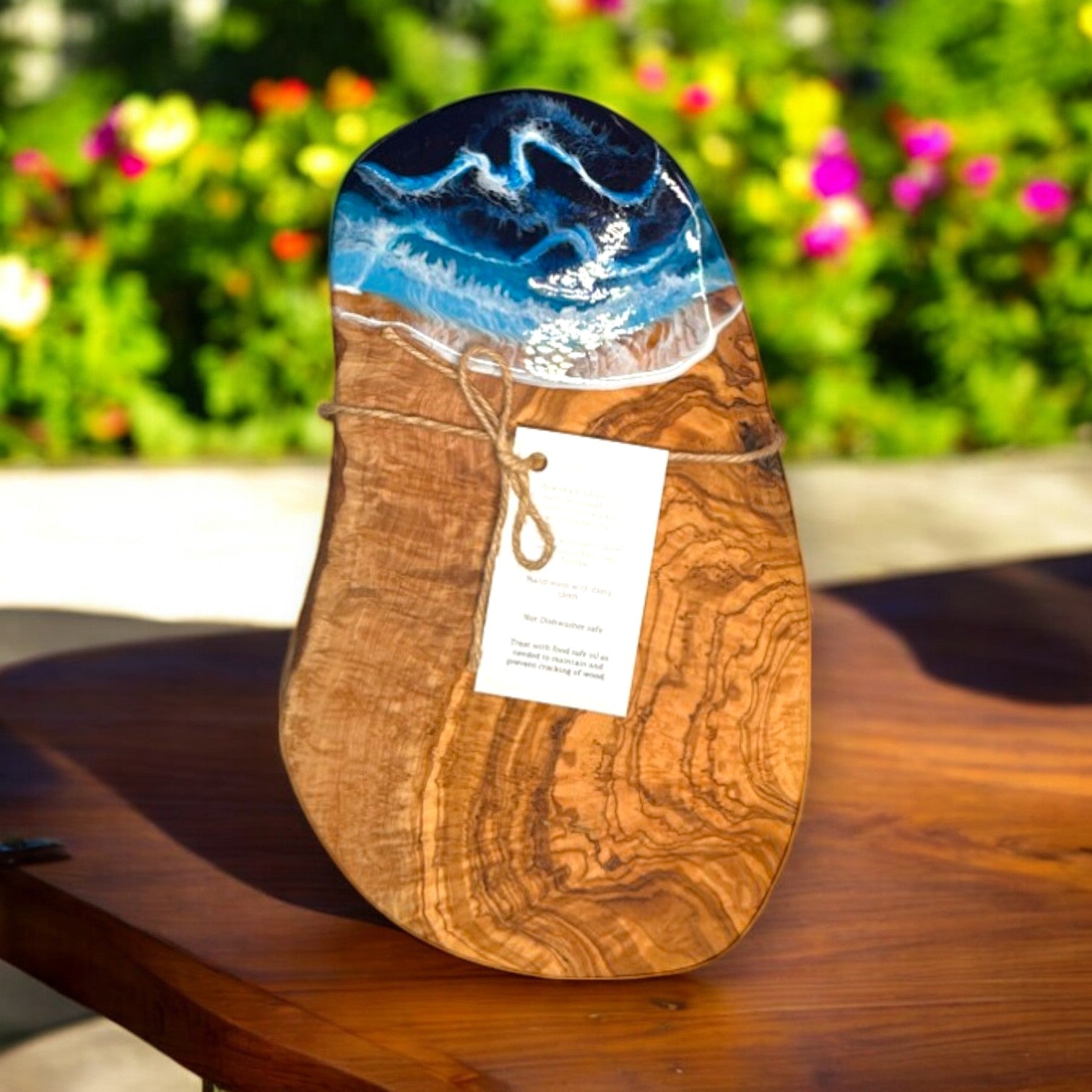 Ocean - Pipsqueak Shoreline Olive Wood Bar Board - 11-1/2-in - E ...