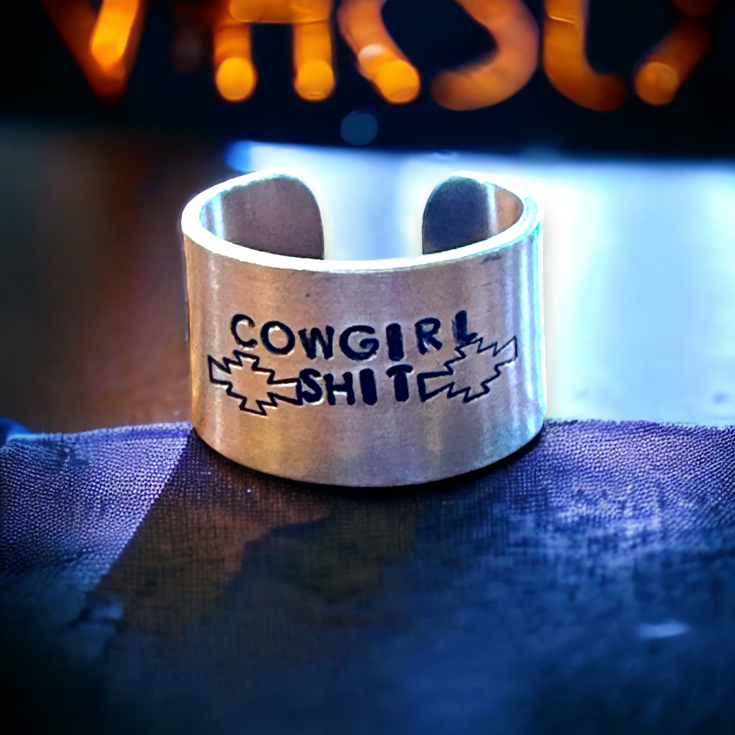 Cowgirl Shit - Adjustable Ring – Mellow Monkey