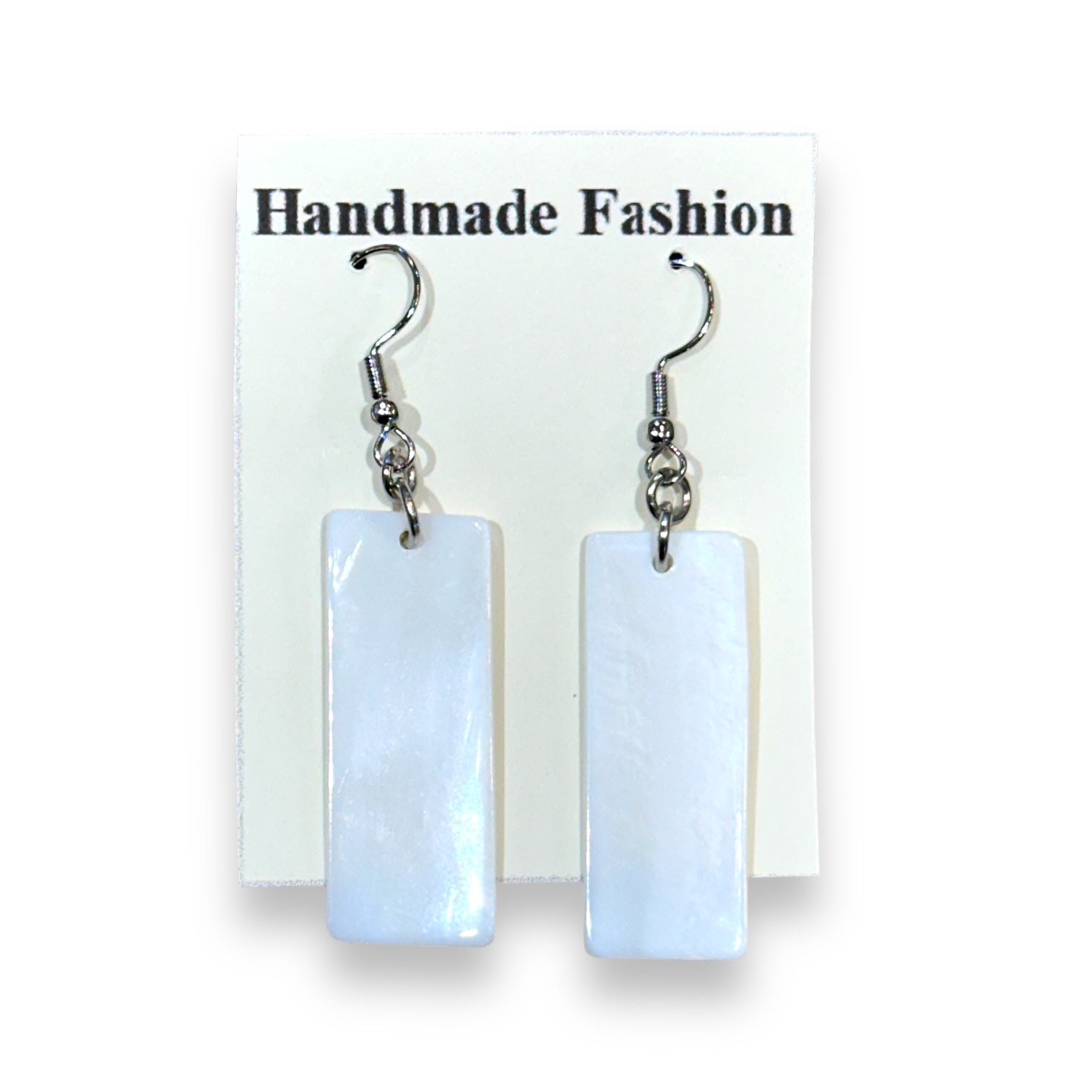 Cabebe Shell Long Rectangle Earrings – Mellow Monkey