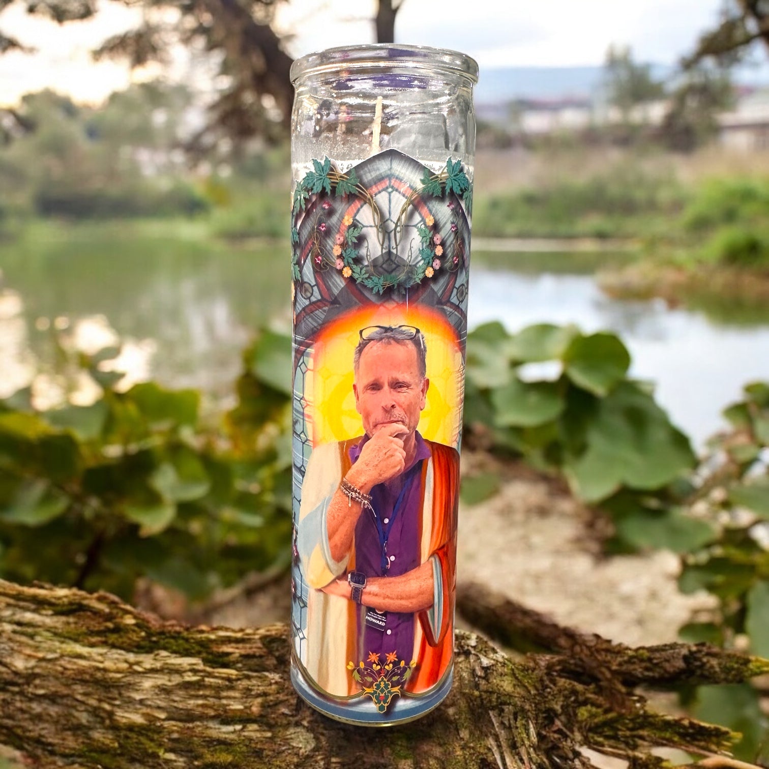 Mellow Monkey Man Prayer Candle - Benefit Fundraiser For Stratford Lib