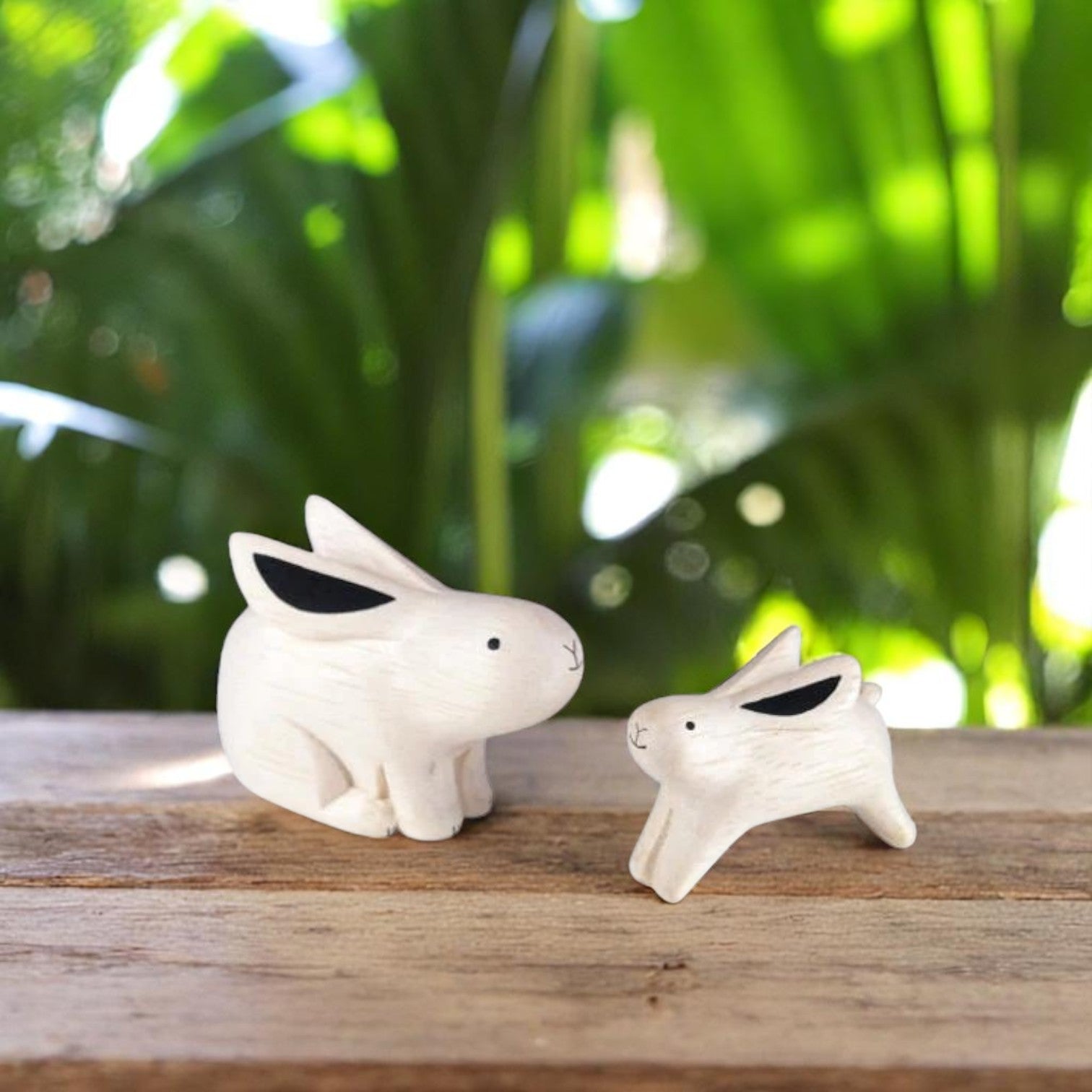 Rabbit Pair - Polepole Animal Set – Mellow Monkey