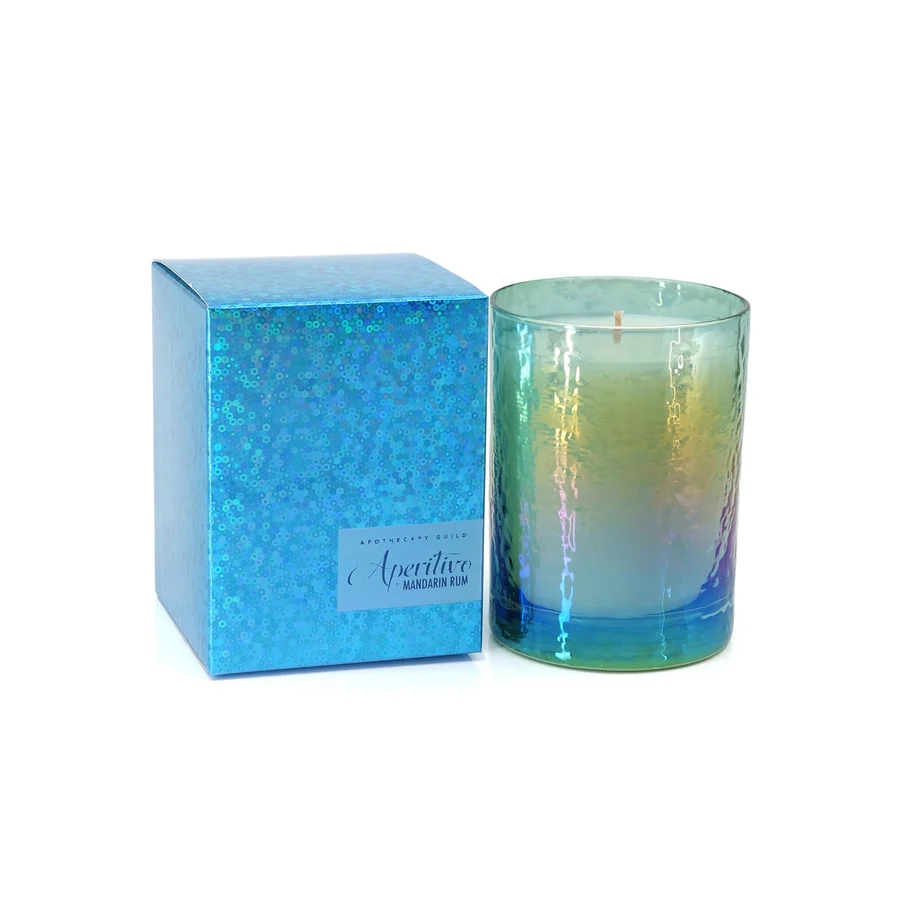 Aperitivo Scented Candle - Luster Blue – Mellow Monkey
