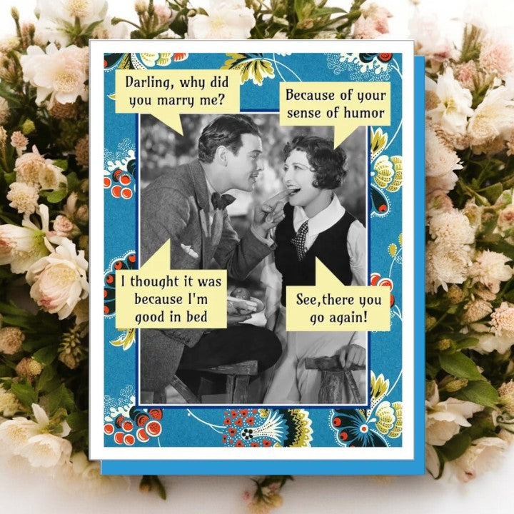 Darling, Why Did You Marry Me? - Anniversary Greeting Card – Mellow Monkey