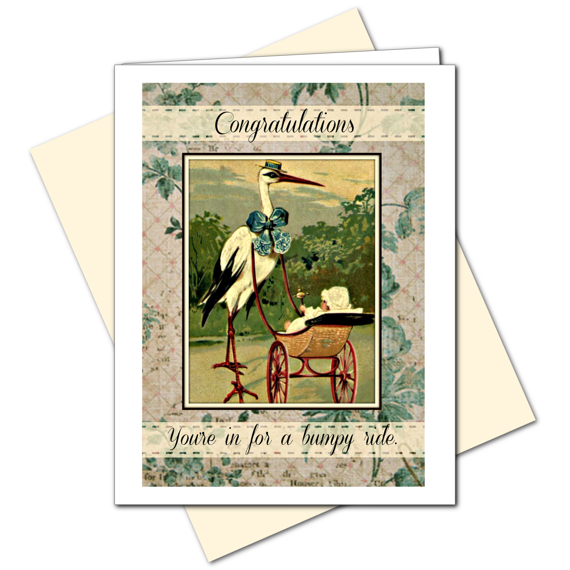 Congratulations You're In For A Bumpy Ride - New Baby Card – Mellow Monkey