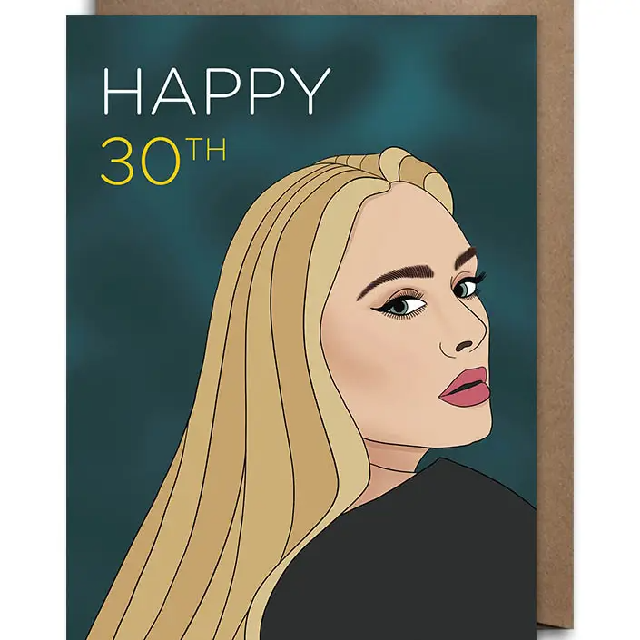 Happy 30th - Birthday Greeting Card – Mellow Monkey