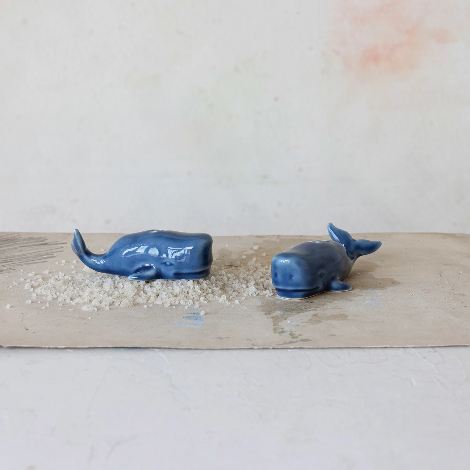 Stoneware Whale Salt & Pepper Shakers – Mellow Monkey