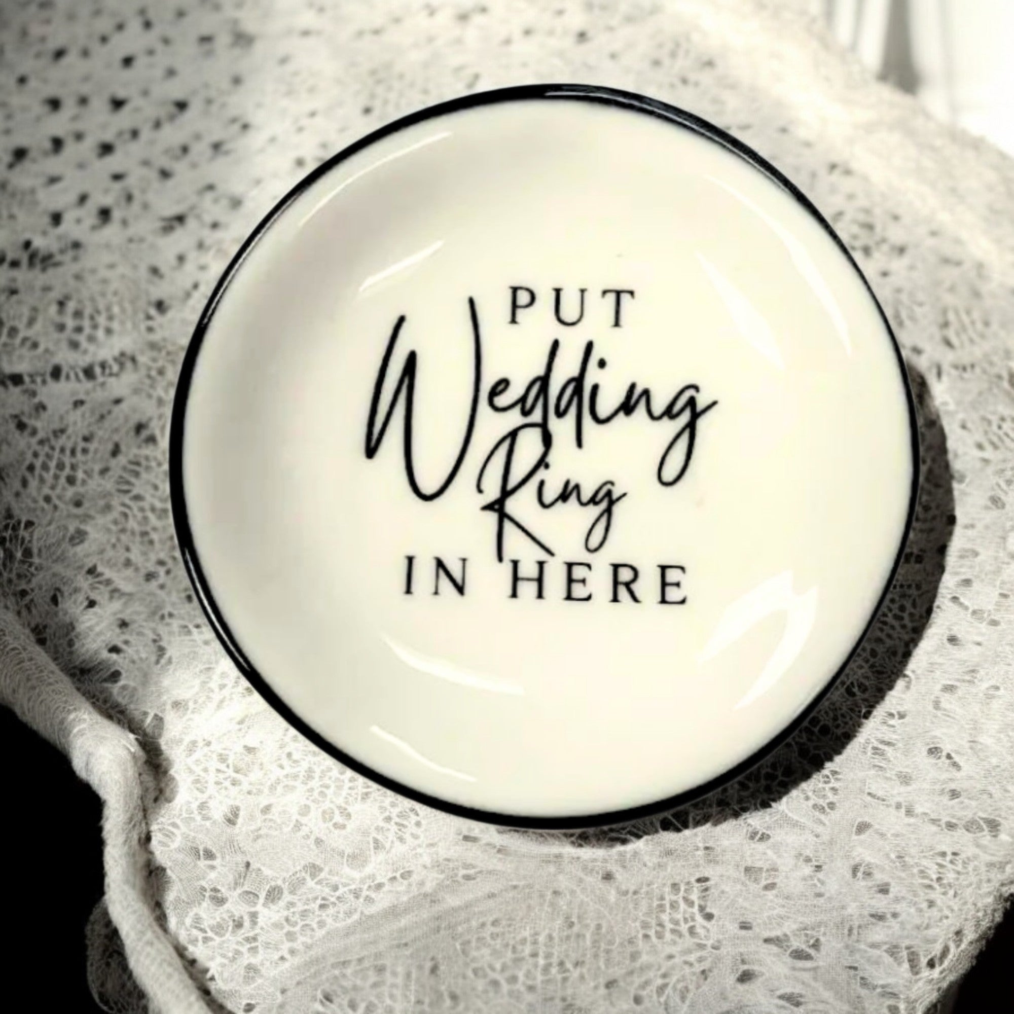Put Wedding Ring In Here - Ring Dish – Mellow Monkey