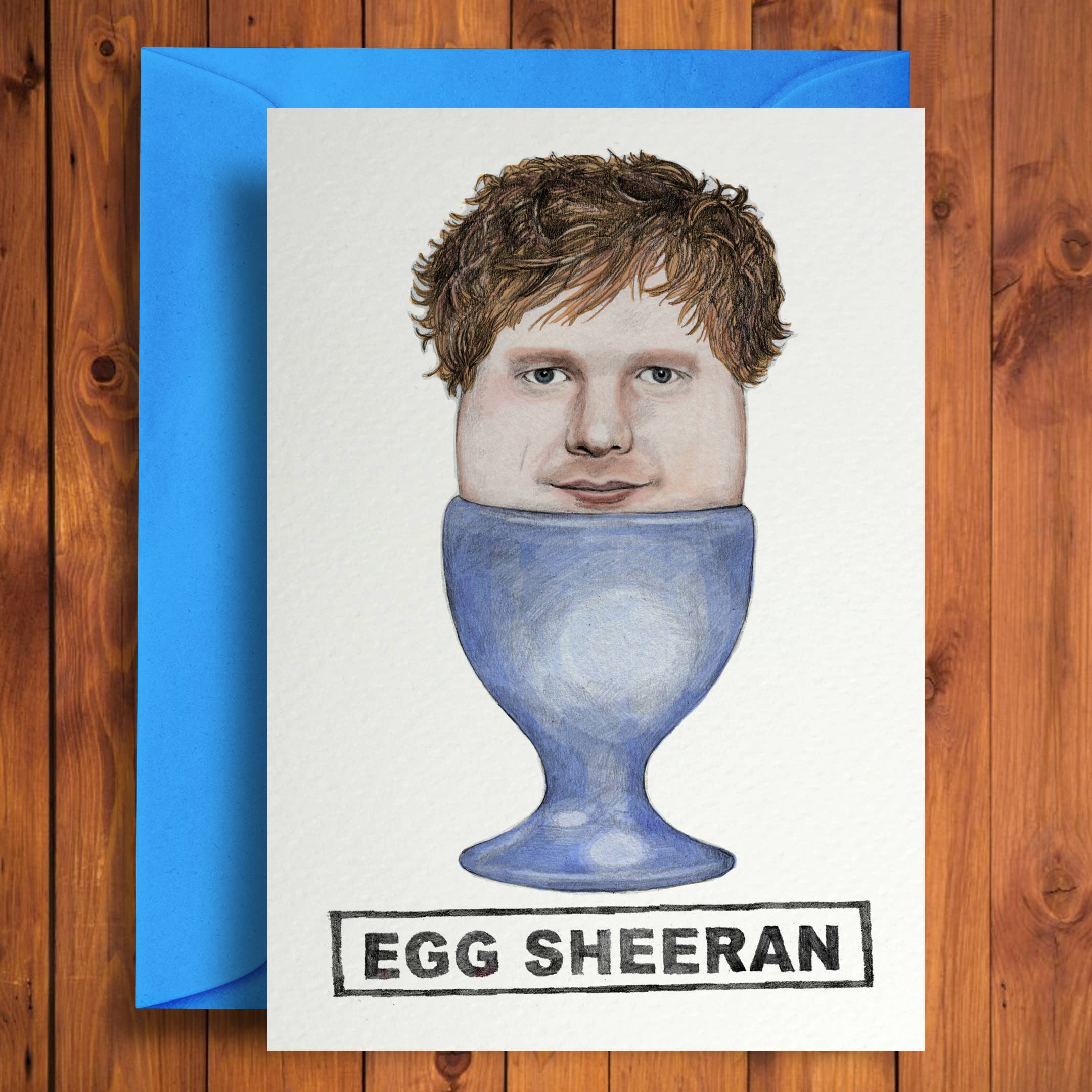 Egg Sheeran - Greeting Card – Mellow Monkey