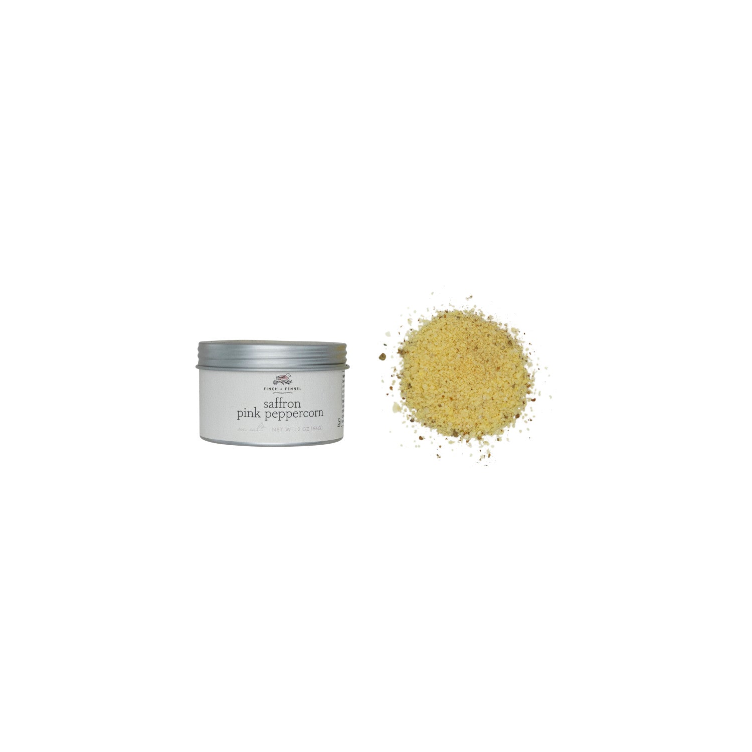 Finch and Fennel - Saffron Pink Peppercorn Sea Salt - 4-oz – Mellow Monkey