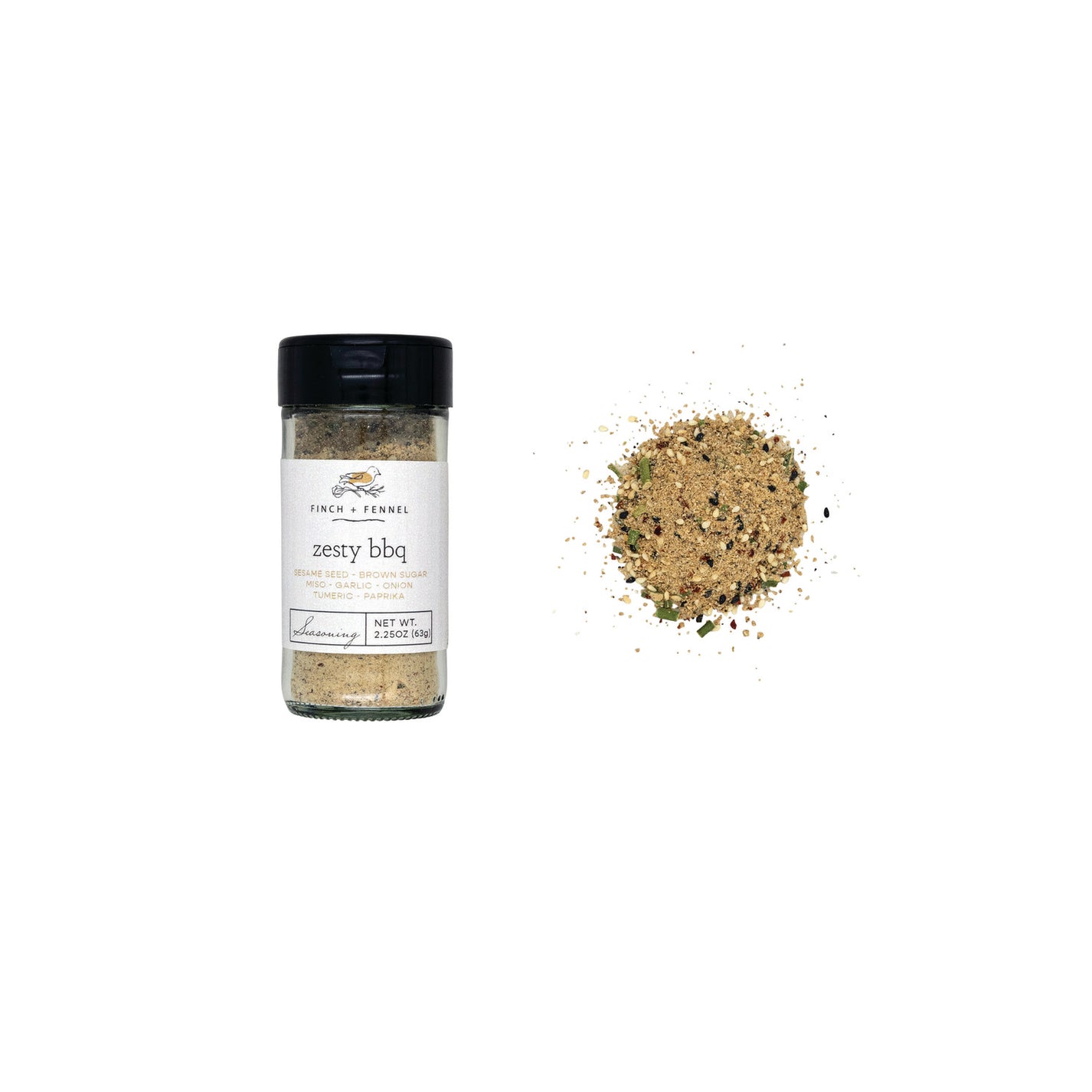 Finch and Fennel - Zesty BBQ Seasoning - 2.25oz – Mellow Monkey