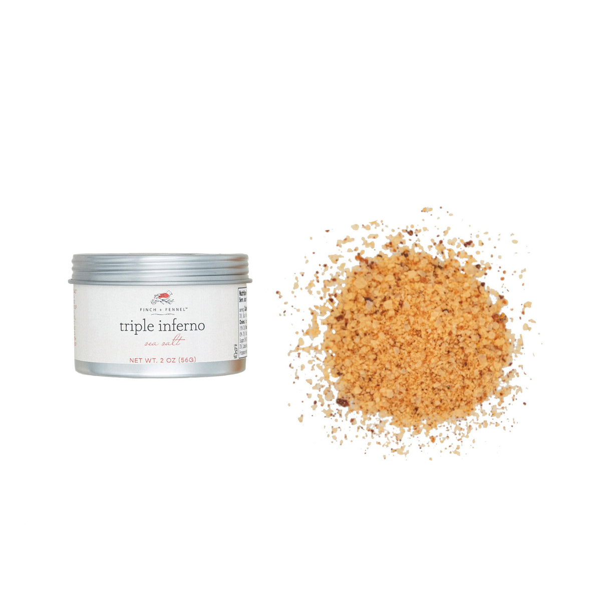 Finch and Fennel - Triple Inferno Sea Salt - 4-oz – Mellow Monkey