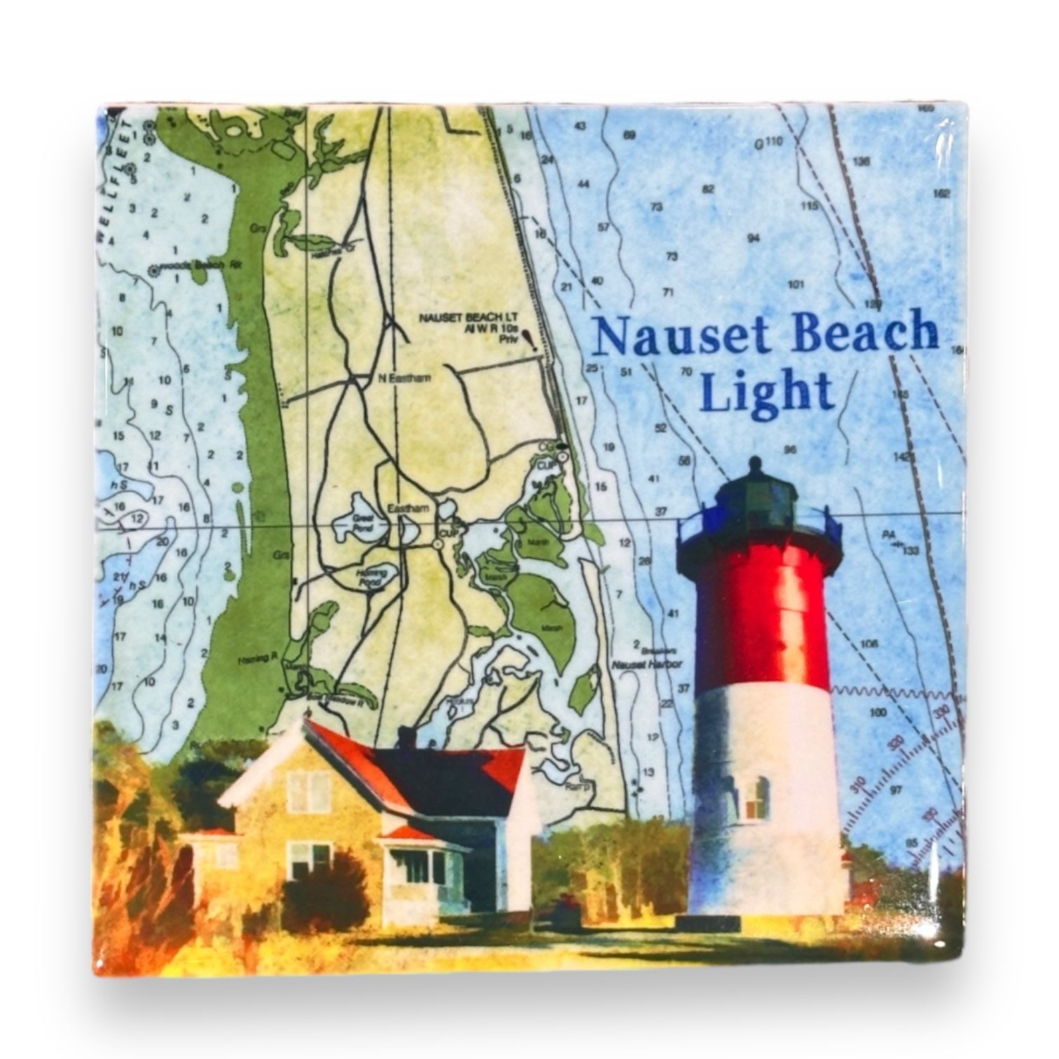 Nauset Beach Light - Coaster – Mellow Monkey