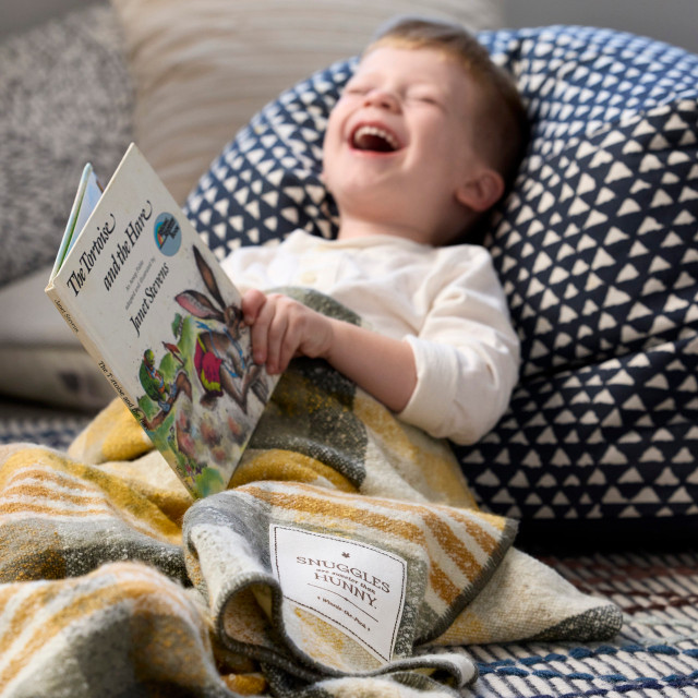 Sweeter Than Honey - Yellow Plaid Blanket – Mellow Monkey